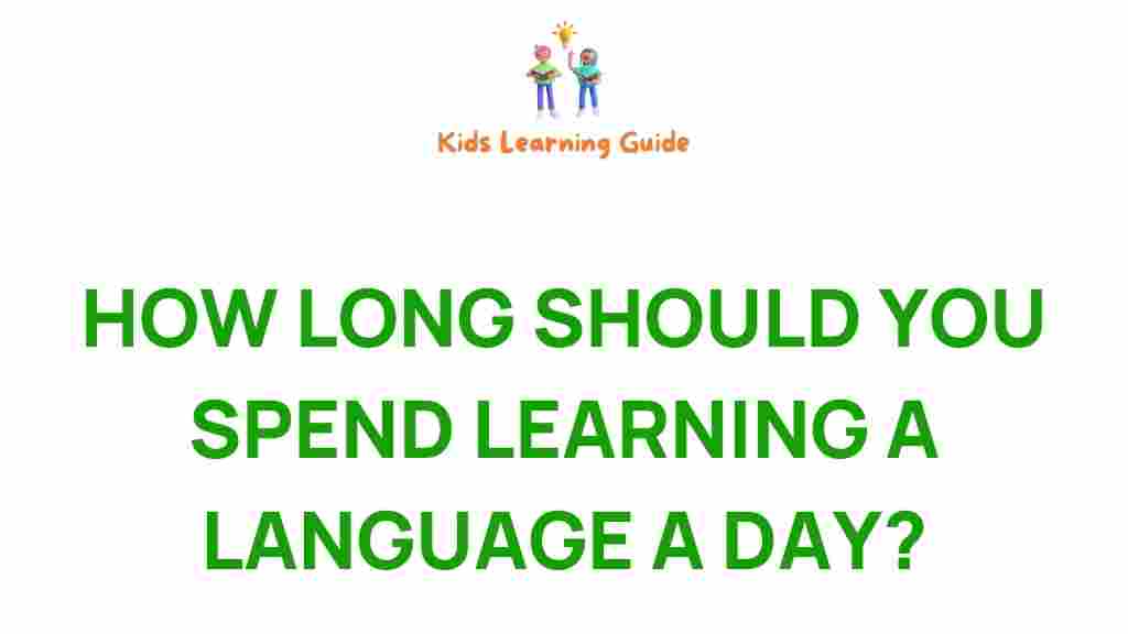 Unlocking Fluency: How Much Time Should You Dedicate to Language ...